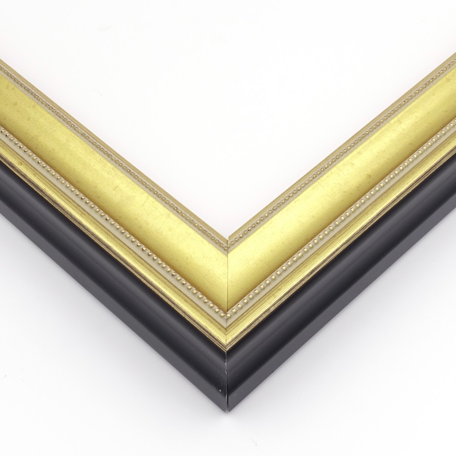 Gold & Black Picture Frame - Canvas Decorating Frame