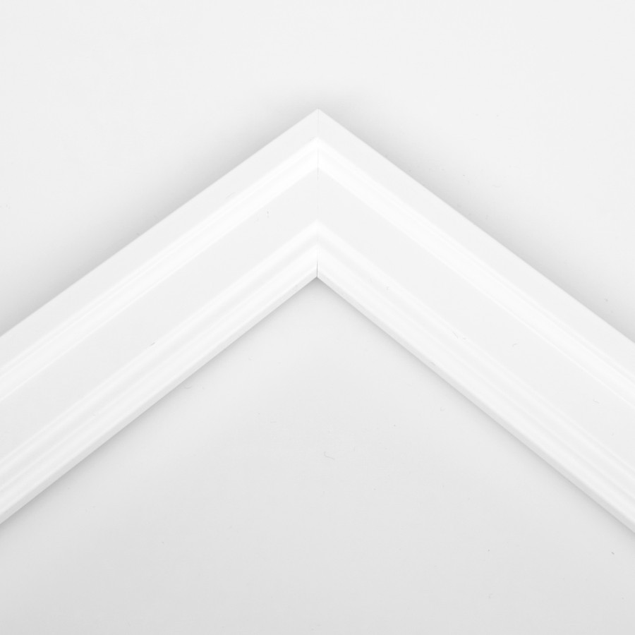 156-48 WHITE LIPPED PICTURE FRAME Picture Frame - Canvas Decorating Frame