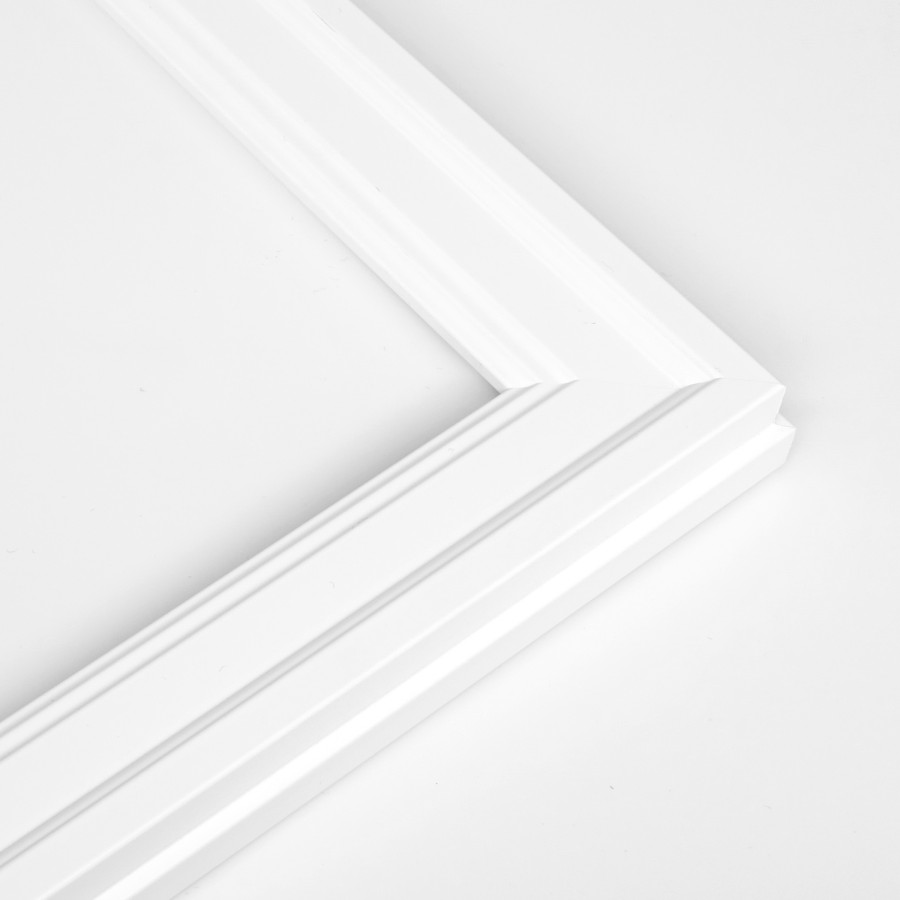 156-48 WHITE LIPPED PICTURE FRAME Picture Frame - Canvas Decorating Frame