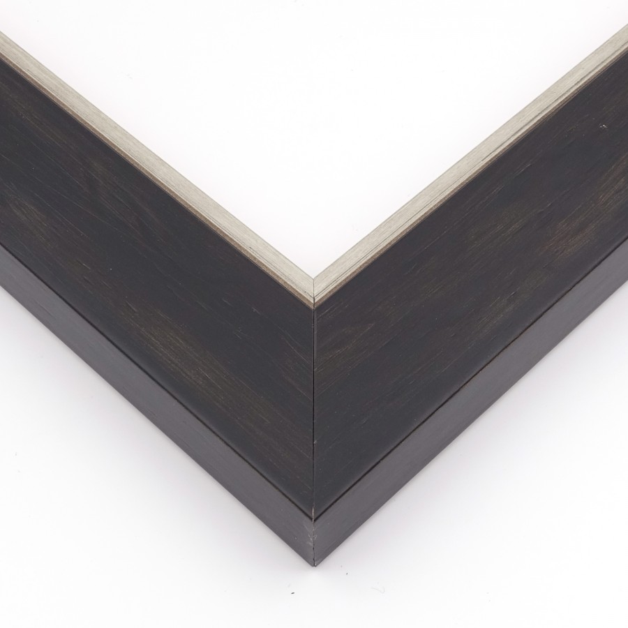 293-29 DARK TRUFFLE WITH SILVER LIPPED PICTURE FRAME Picture Frame ...