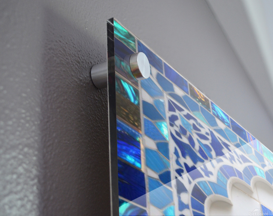 Luminous Devotion: Iridescent Ammolite Mosaic Flower Reliefs in Ecclesiastical Stained Glass — A ...