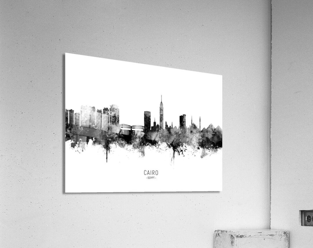 Cairo Egypt Skyline by Michael Tompsett Wall Art