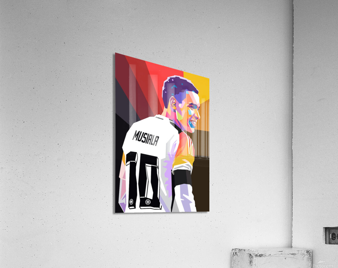 Jamal Musiala wpap art by Hantamrata Wall Art