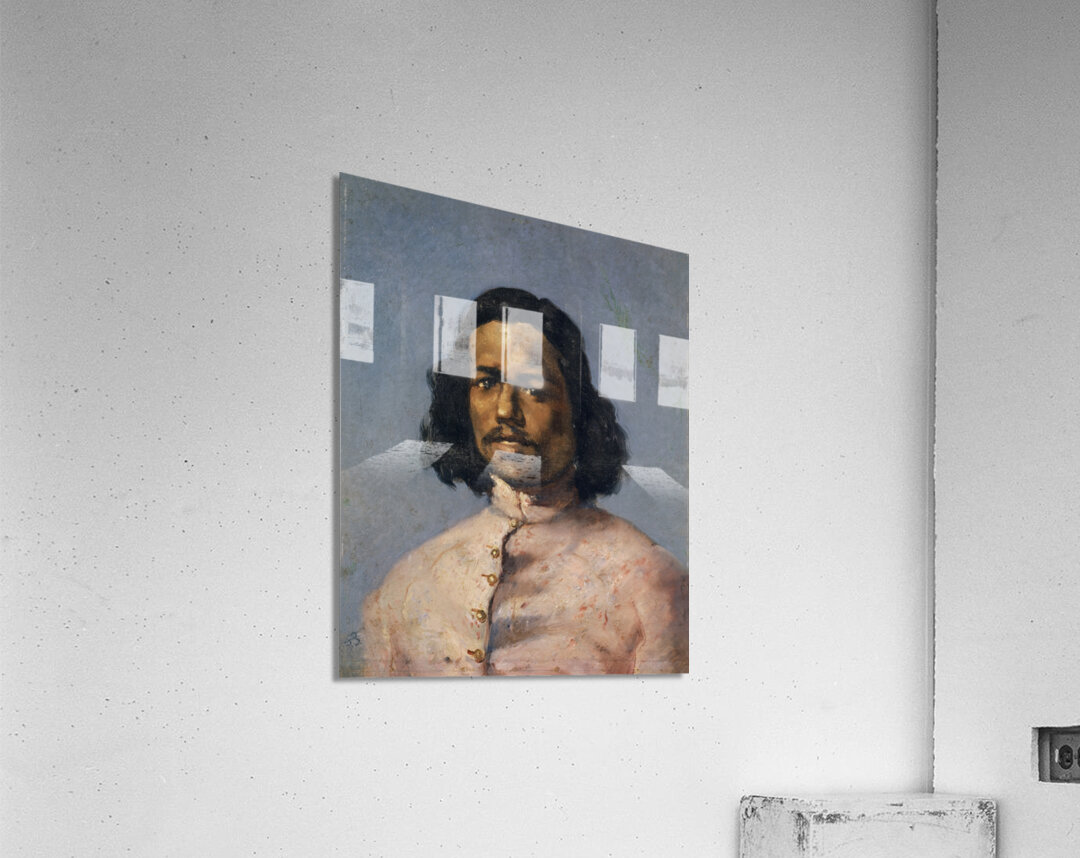 Portrait [1866–71] by Frank Buchser [1828–1890] par MyCozyFineArt