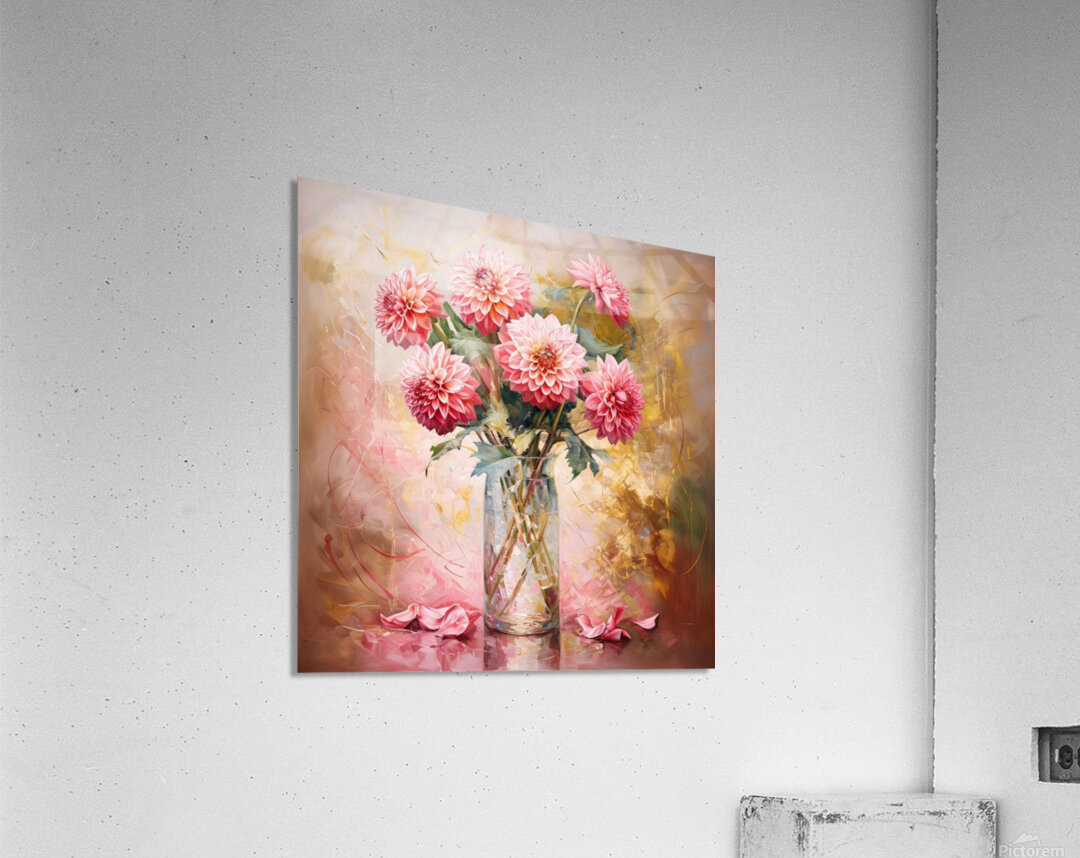Dahlias Darling 1 by Elliarna Wall Art