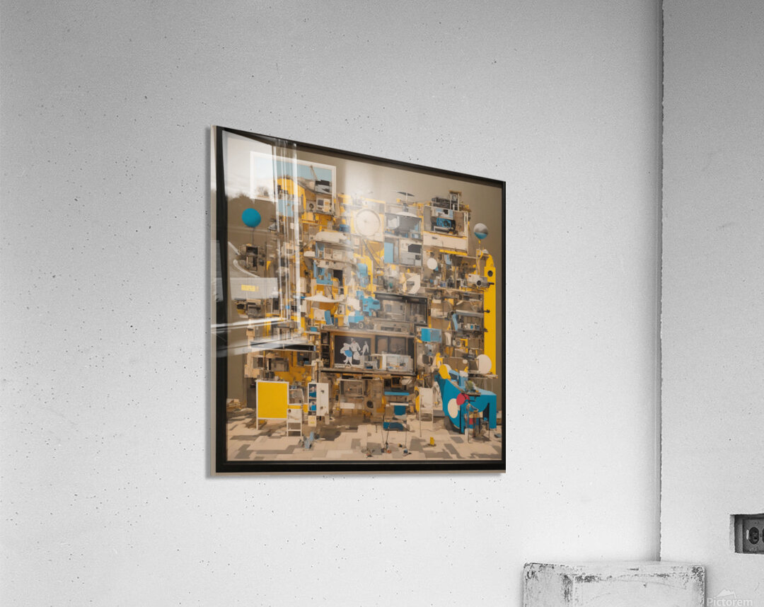 “Hyperspective Flow: Retro-Futurist Figures in Monochrome Space” by ...