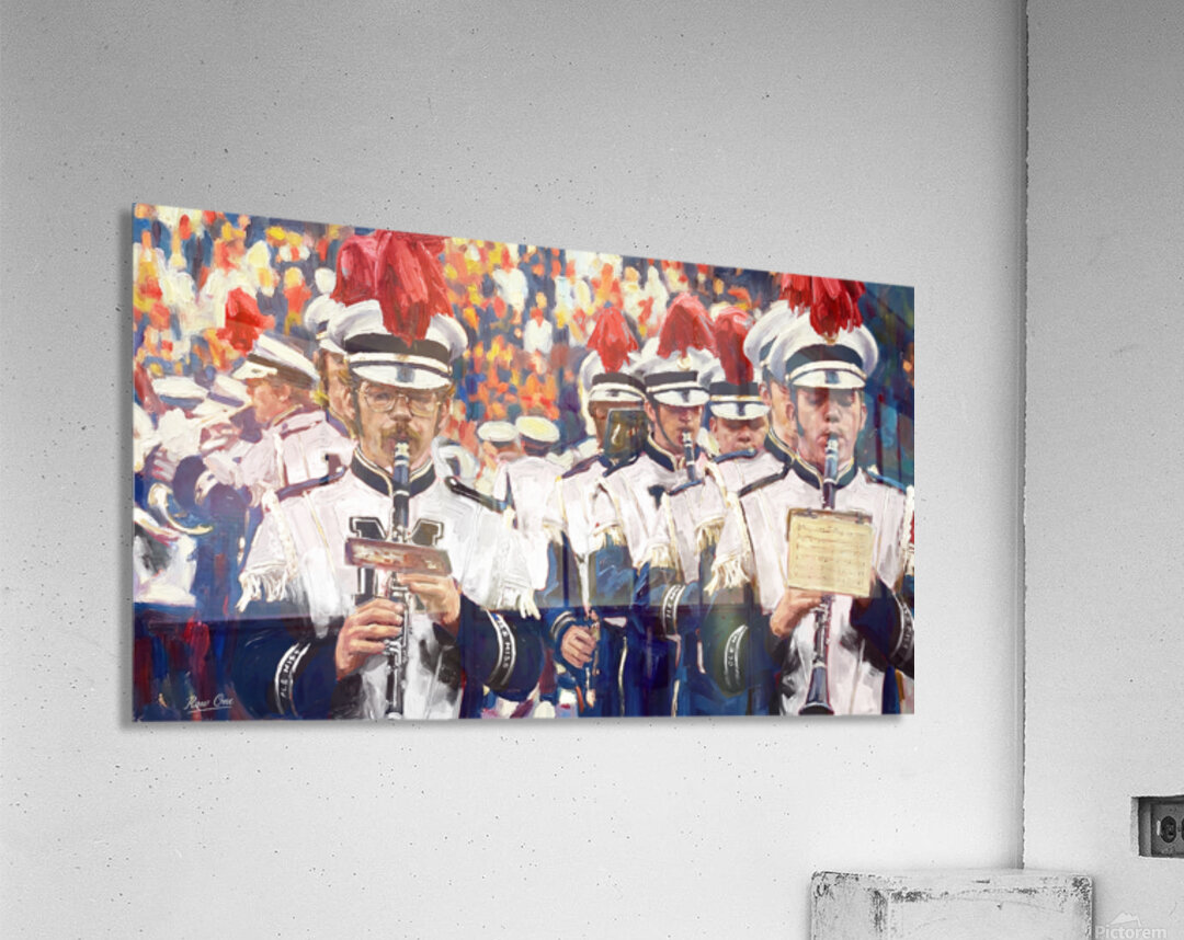 1970s Ole Miss Marching Band Art by Row One Brand Wall Art