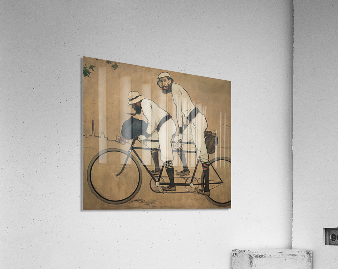 Ramon Casas and Pere Romeu on a Tandem by Ramon Casas i Carbo Wall Art