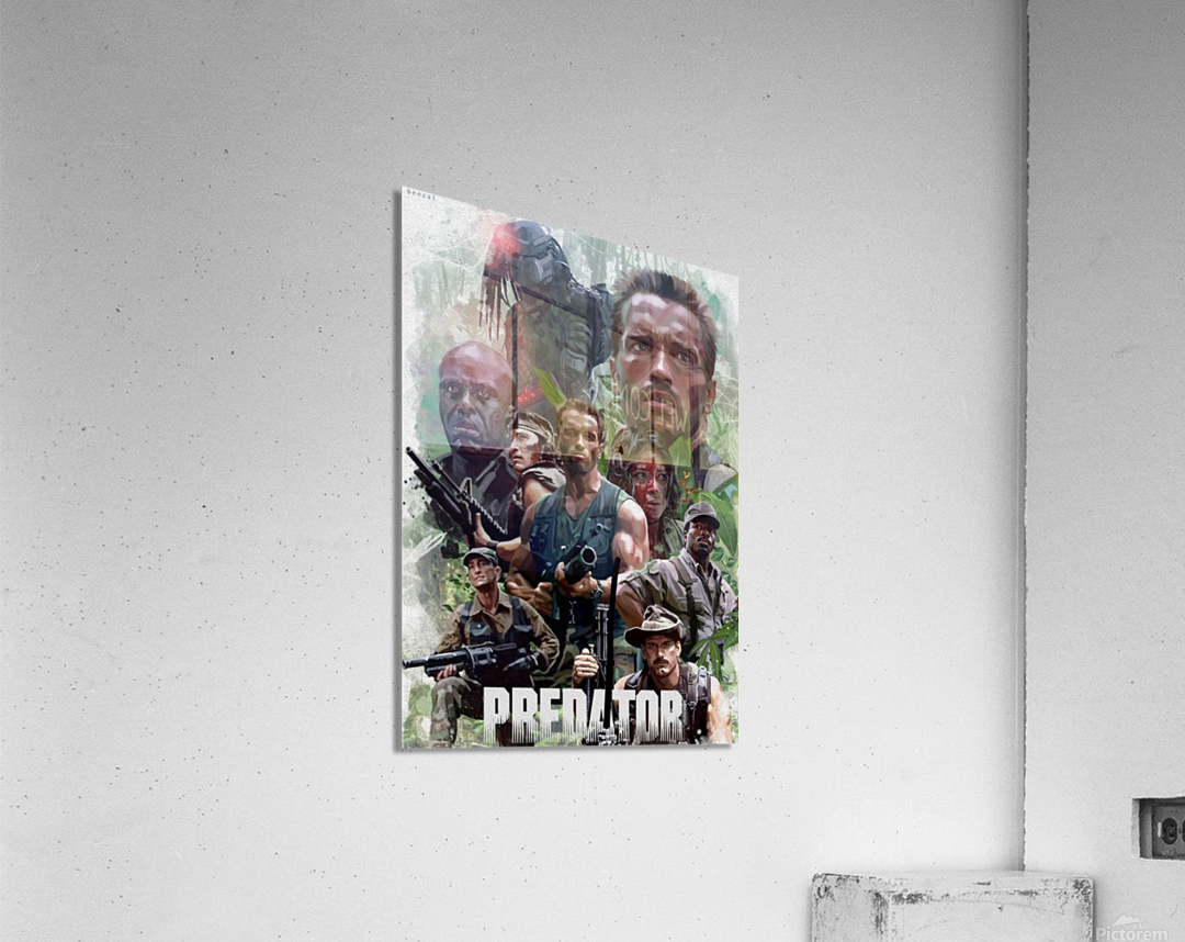 Predator Fan Art Movie Poster by Mihai Wall Art