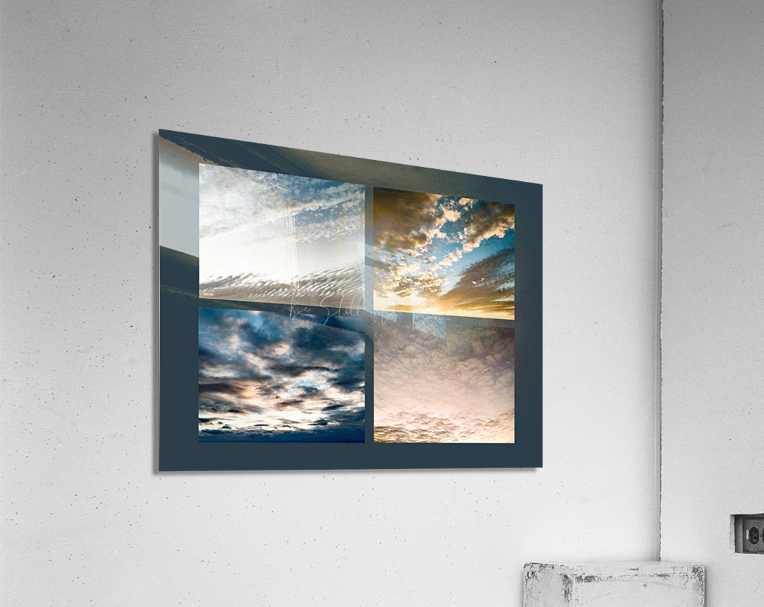 Sunset Collage Be Still by Amber Richardson Wall Art
