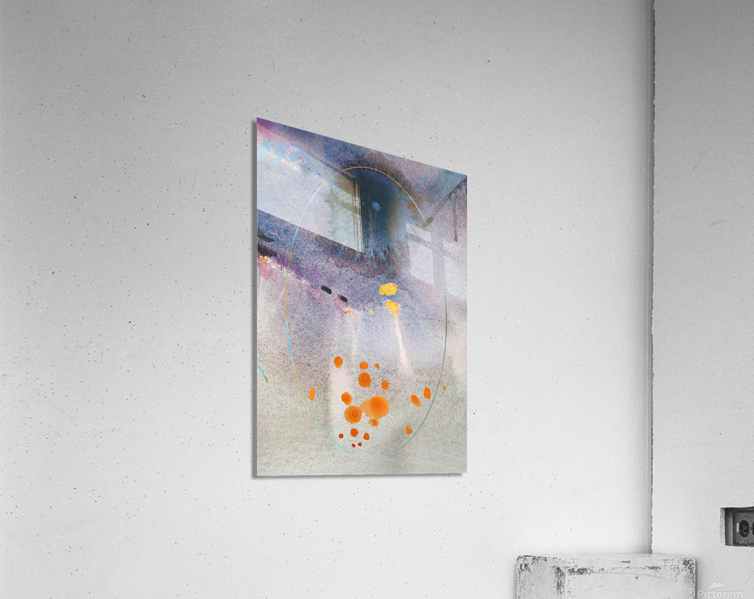 Blue Gray Shield by Jackson Boelts An Arizona Artist Wall Art