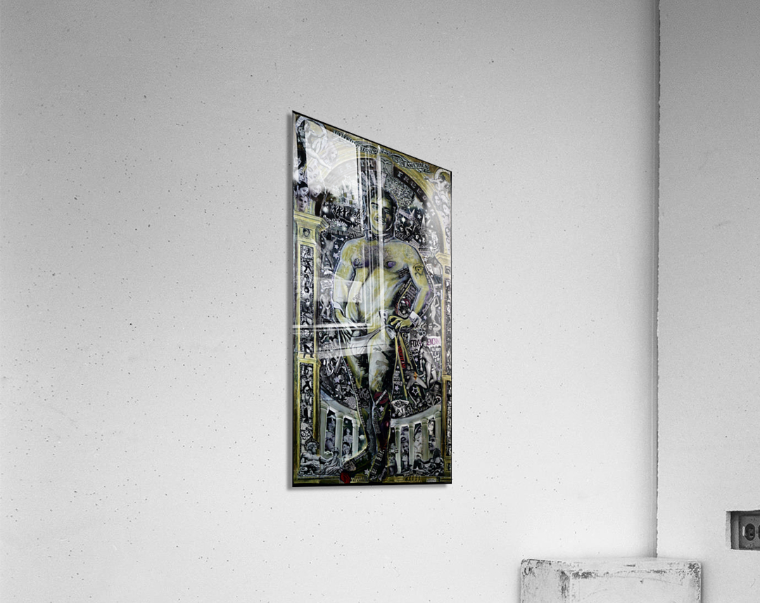 Birth Of The Male Stripper by glenn novak story artist Wall Art