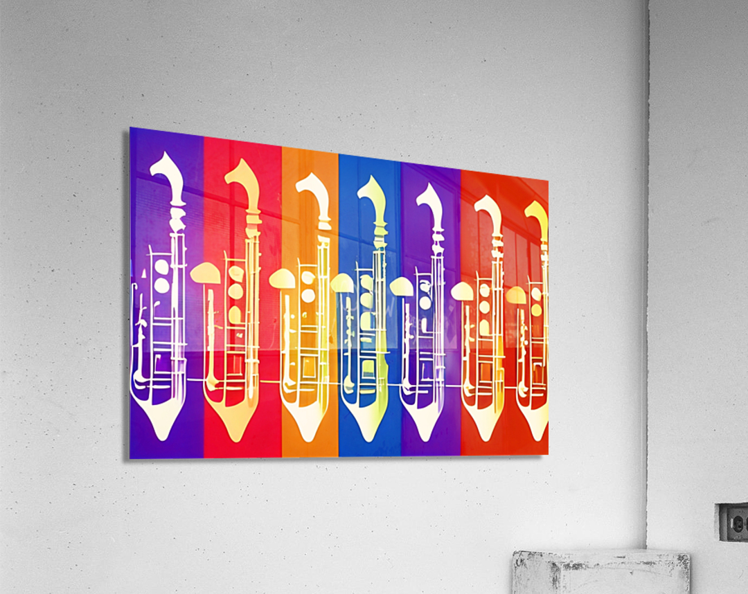 Abstract Jazz - Jazz Flutes par Digital Fine Art io