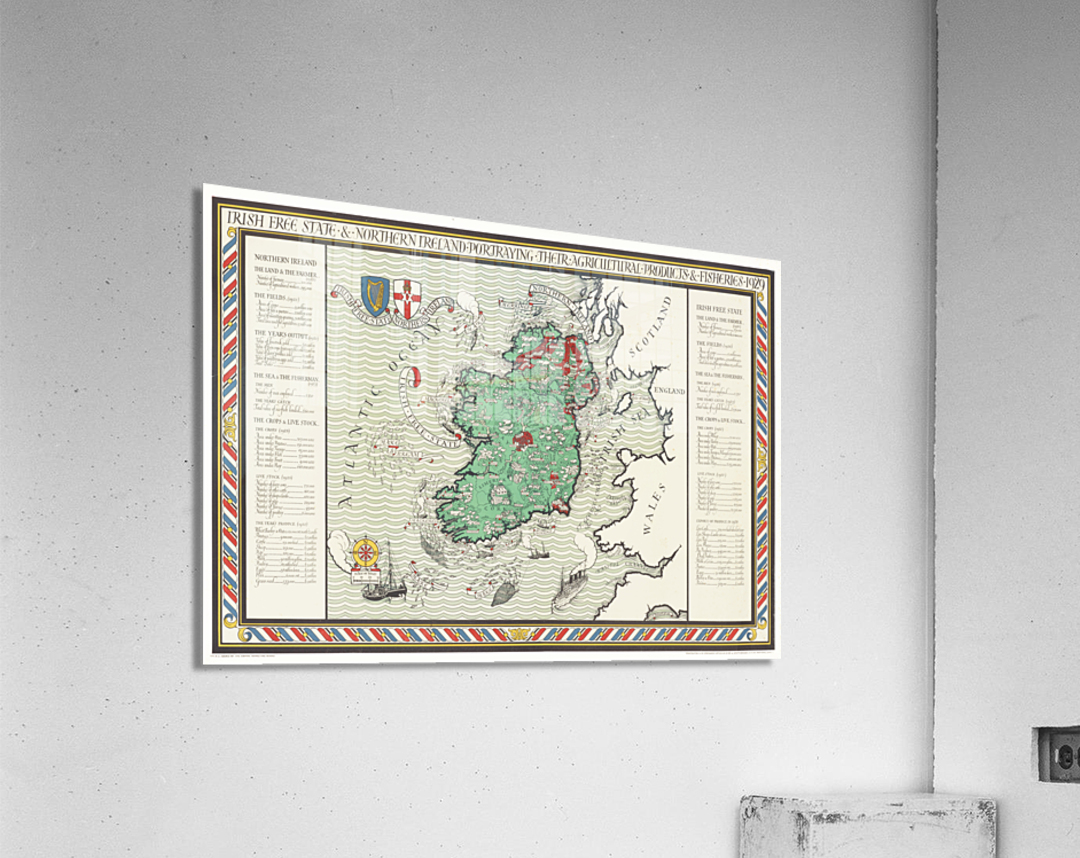 maps-old map by artvi Wall Art