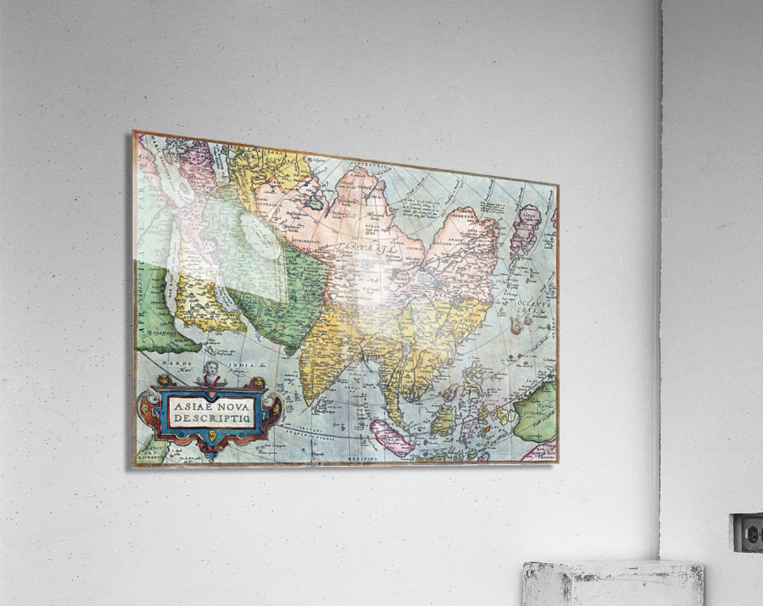 1526 maps old map 12 by artvi Wall Art