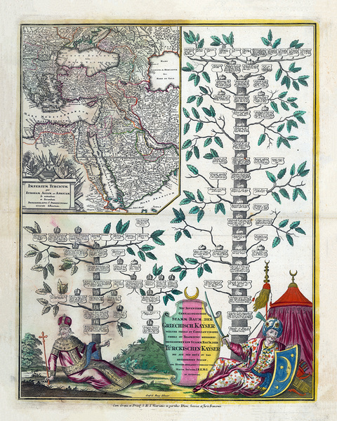 Family Tree Chart of the Turkish Ottoman Empire by History In Your Home ...