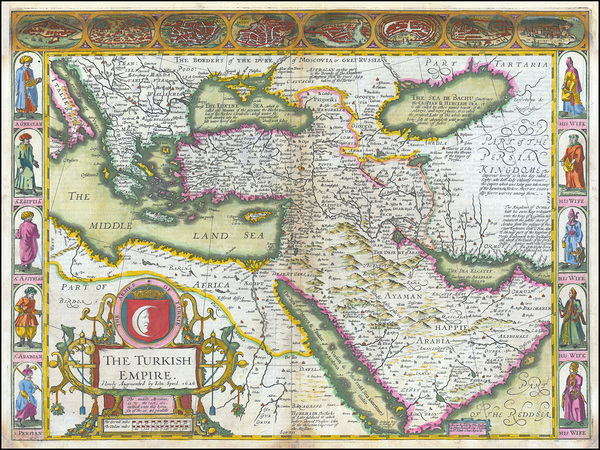 1626 Map of the Ottoman Empire – John Speed’s Historic Early 17th ...