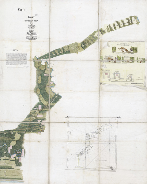 1776 Map of Suriname – Detailed 18th-Century Map Depicting Provinces ...
