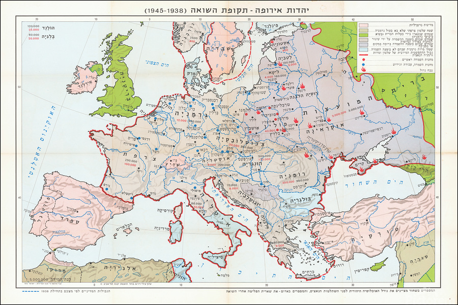 Holocaust Map of Europe 1938–1945 – Stark Demographic Visualization ...