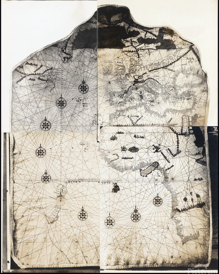 1506 Kunstmann III Map of the New World Depicting Early Spanish ...