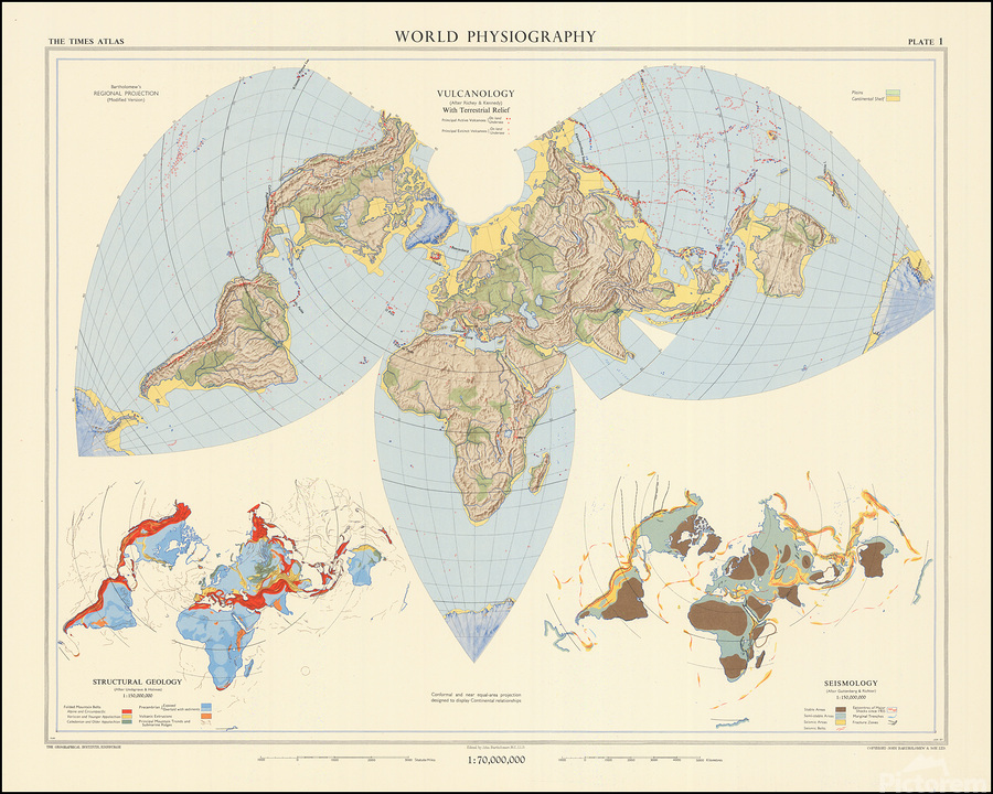 Comprehensive Global Map of Geological Seismological and Vulcanological ...