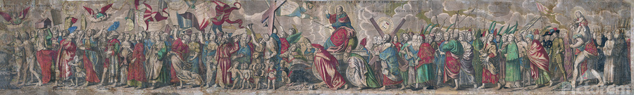 17th Century Triumph of Jesus Christ Biblical History Timeline Panorama ...