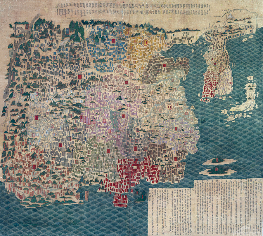 15th Century Map of Ming Dynasty China – Early Imperial Chinese ...