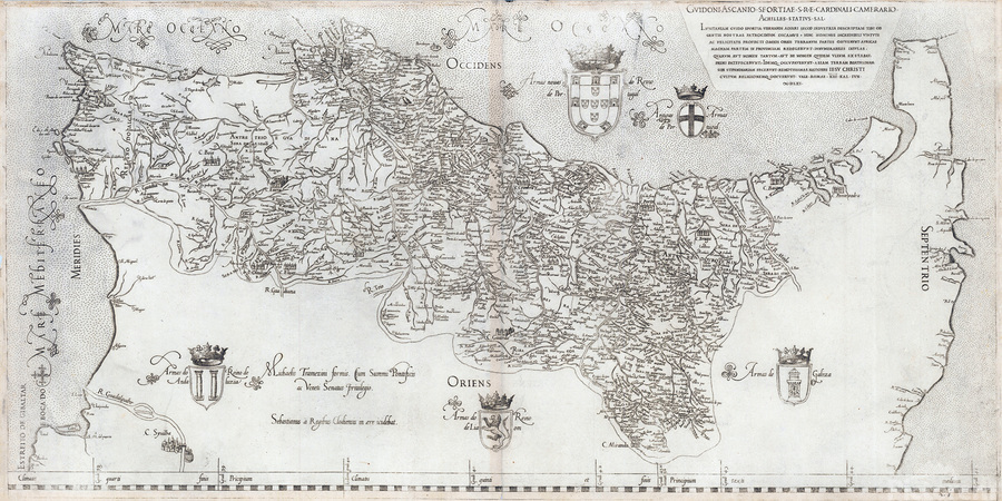 16th Century Fernando Alvaro Seco Map of Portugal by History In Your ...