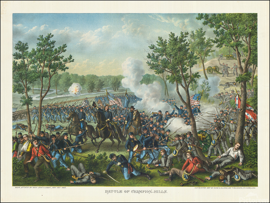 1863 Civil War Battle of Champion Hill Mississippi – Historic Battle ...