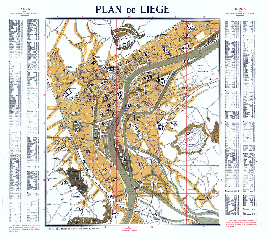 Liege Belgium Ww2 Map