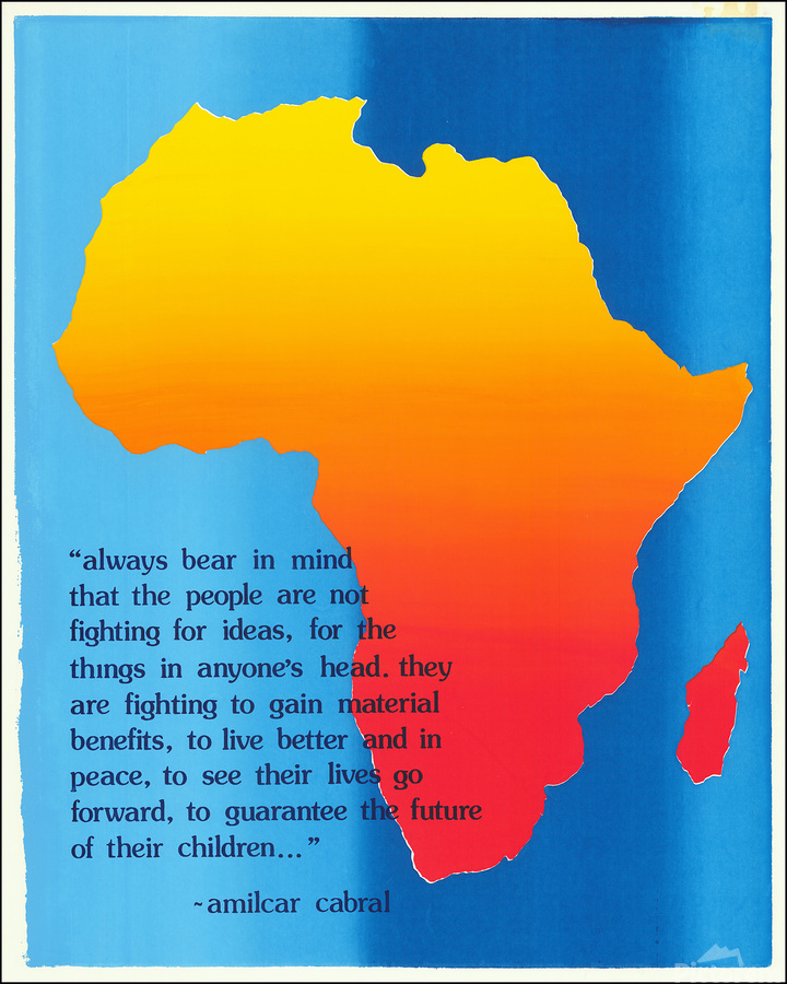 Anti-Colonialism Map of Africa – Mid-20th Century Historical Map ...