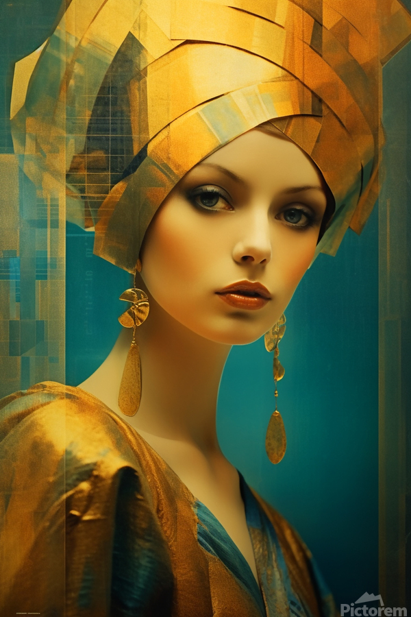 Avant Garde Poster Illustration Art Deco No 4 by W Addison Smith Wall Art