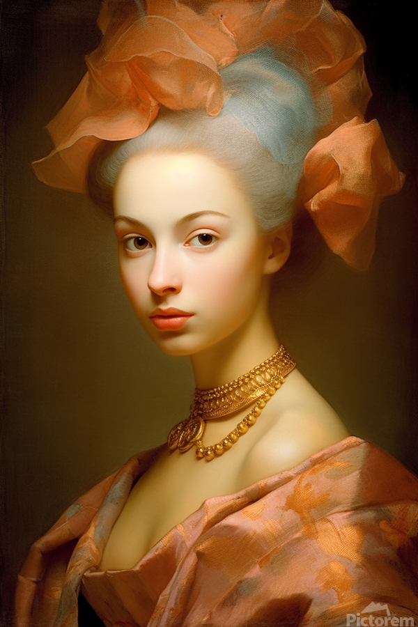 Avant Garde Poster Illustration Baroque No 8 by W Addison Smith Wall Art