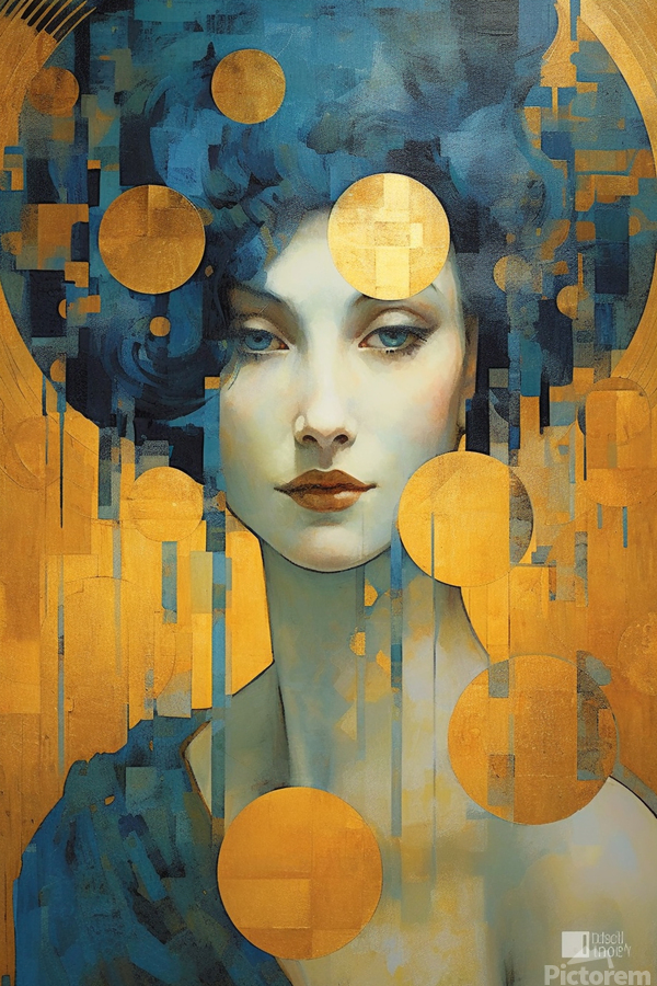 Avant Garde Poster Illustration No 8 by W Addison Smith Wall Art