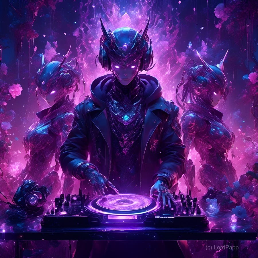 Evolution Revolution LordPapp EP Album Cover by LordPapp Wall Art