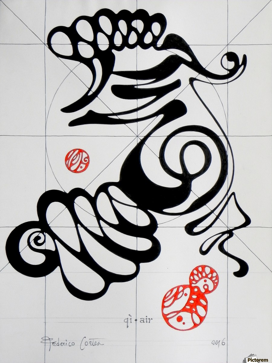 Qi air by federicocortese Wall Art
