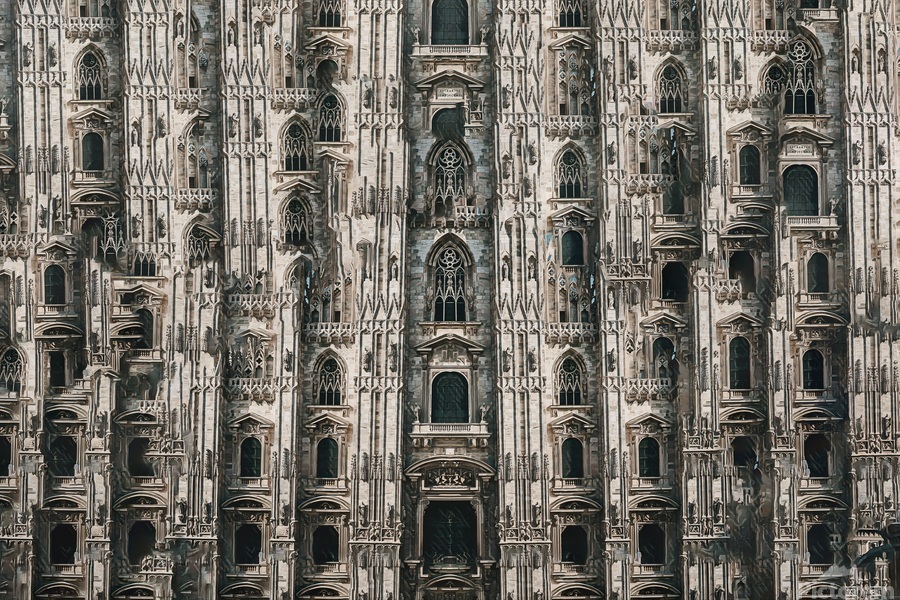 building facade castle texture by Salmanaz Wall Art