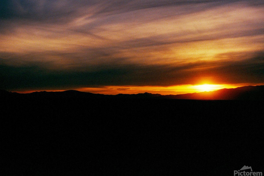 Desert Sunset Death Valley by T Rhyder Wall Art