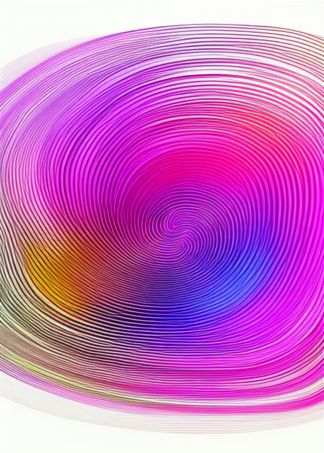 Abstract Line Art ~2 by Nancy A Mechrek Wall Art
