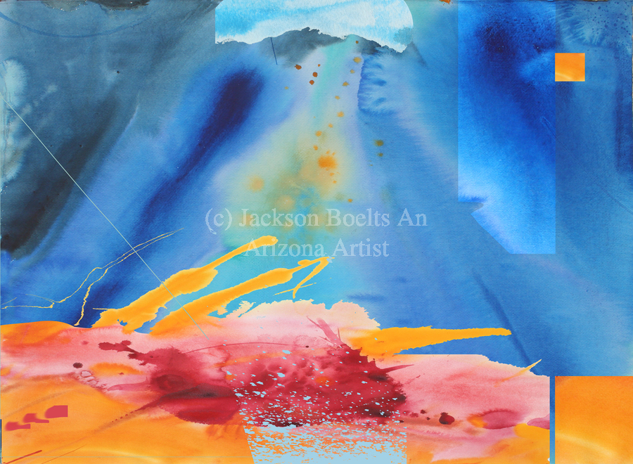 Digital Curtain 21A by Jackson Boelts An Arizona Artist Wall Art