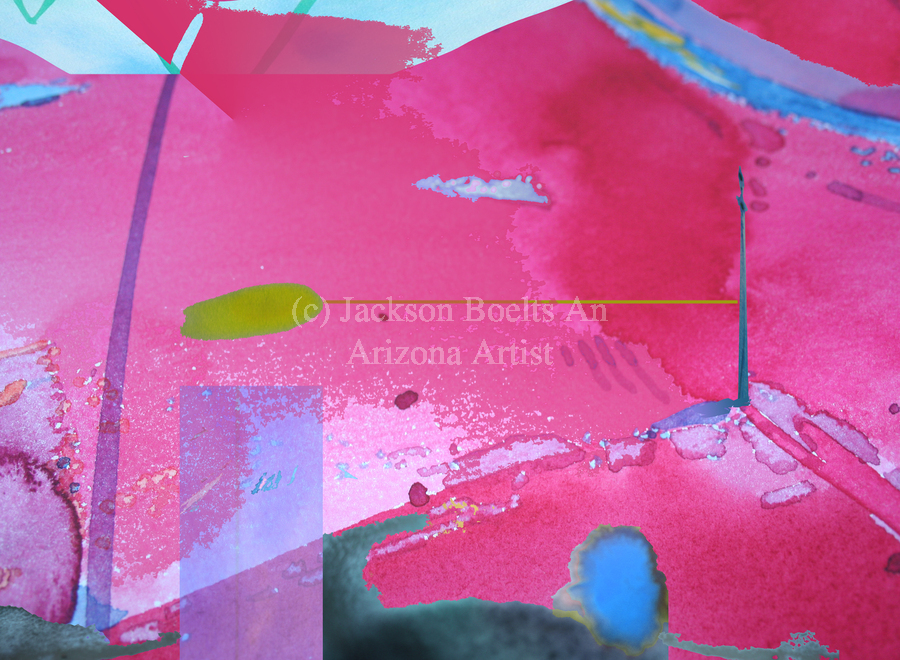 Digital Curtain 27A by Jackson Boelts An Arizona Artist Wall Art