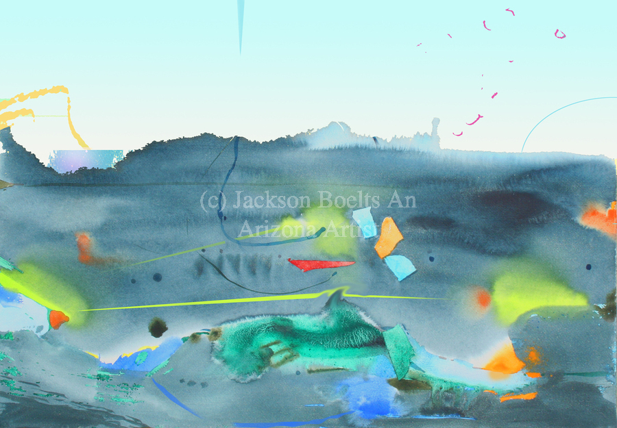 Neural Saturation III by Jackson Boelts An Arizona Artist Wall Art