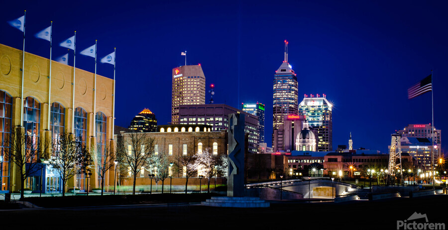 Indianapolis by Erik Lykins Wall Art