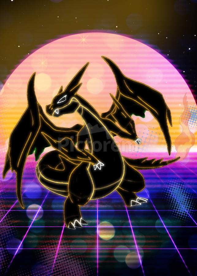 mega charizard anime