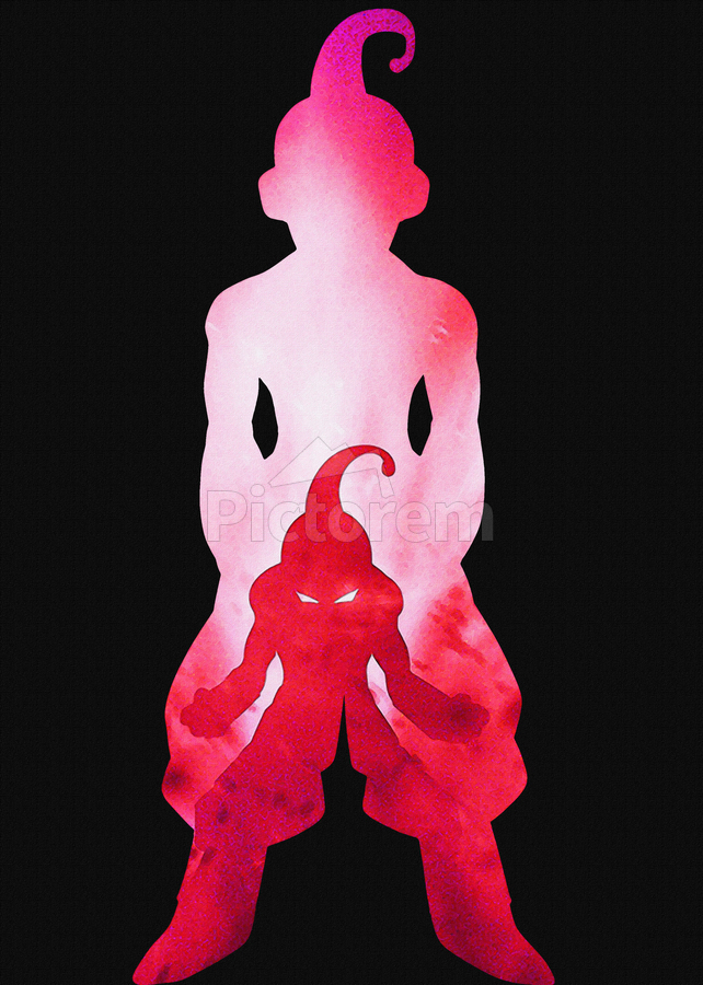 Angry buu dragonball by Gunawan Rb Wall Art