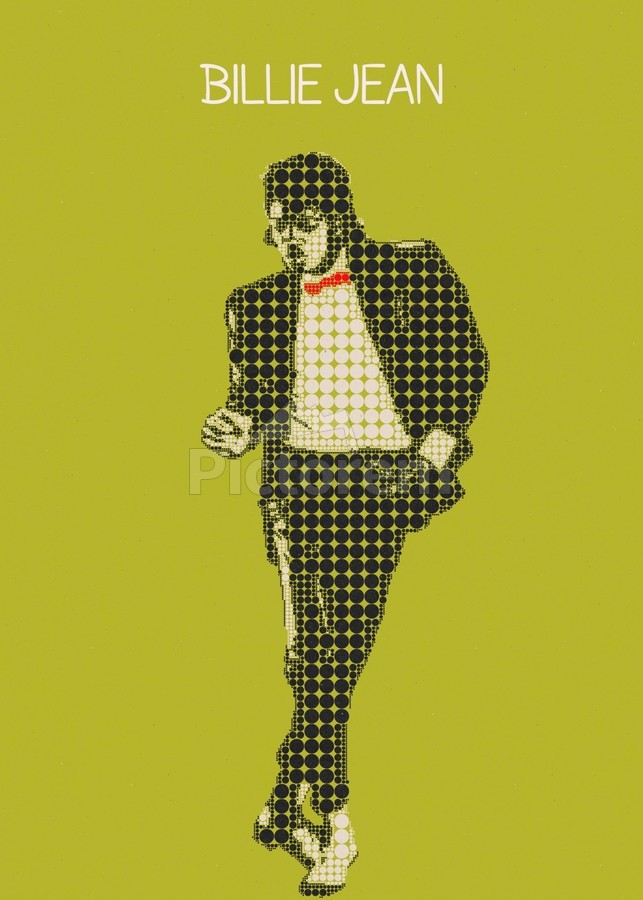 Billie Jean Michael Jackson by Gunawan Rb Wall Art
