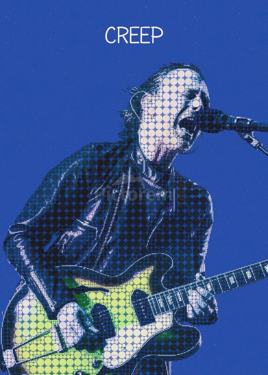 Creep Thome Yorke Radiohead by Gunawan Rb Wall Art