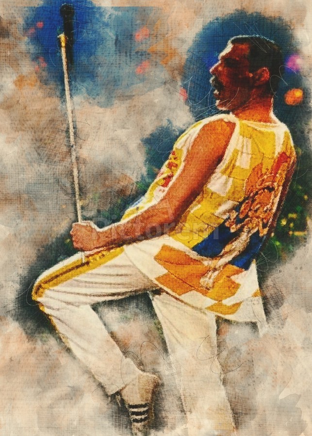 Freddie Mercury Live par Gunawan Rb