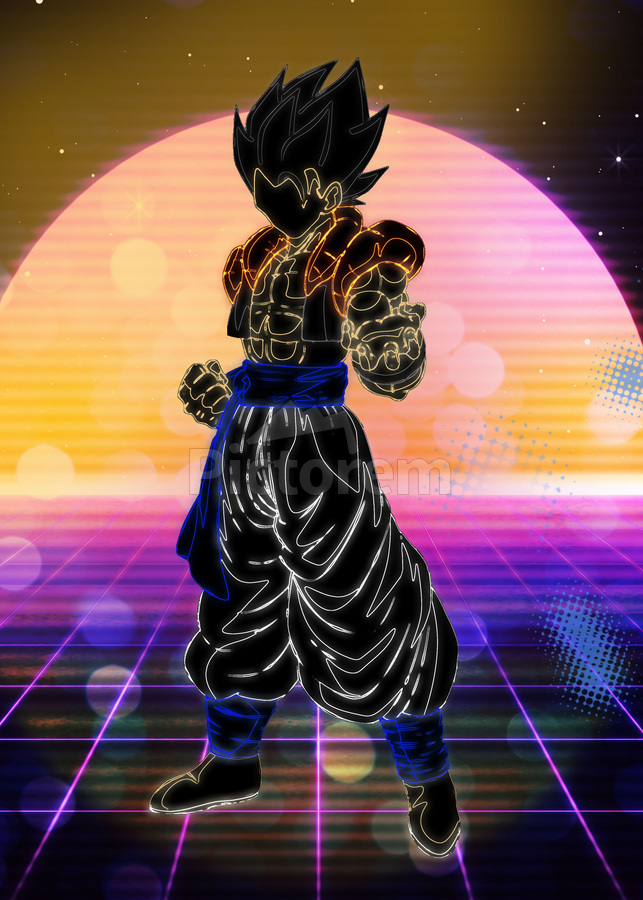 Gogeta Fusion Goku and Vegeta manga Dragon Ball Z Spirit of Heroes by ...