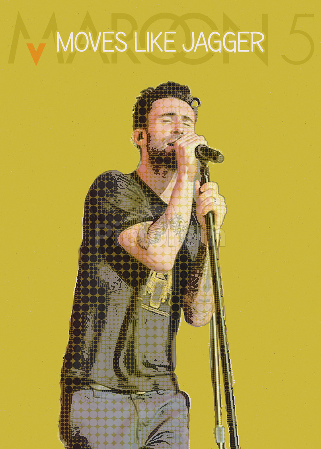 Moves Like Jagger by Gunawan Rb Wall Art